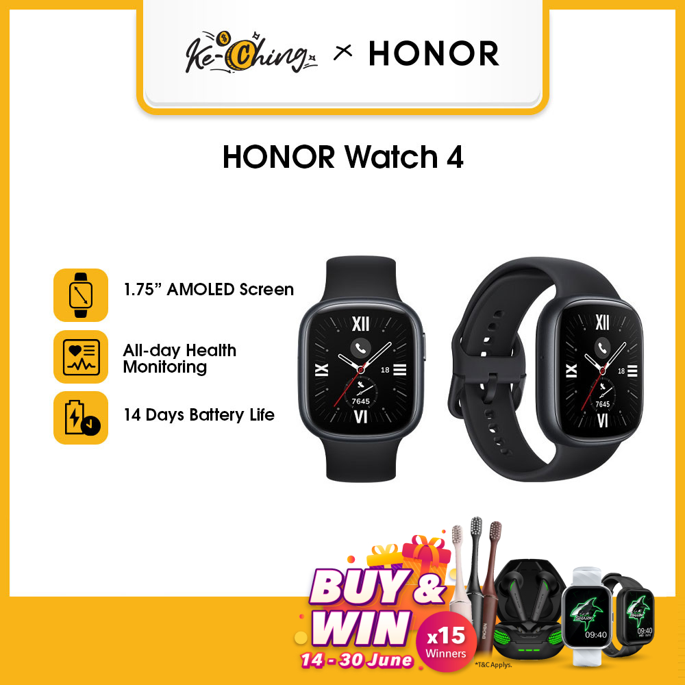 HONOR Watch 4 Smartwatch Jam Tangan Digital Sport Fitness Trackers For ...