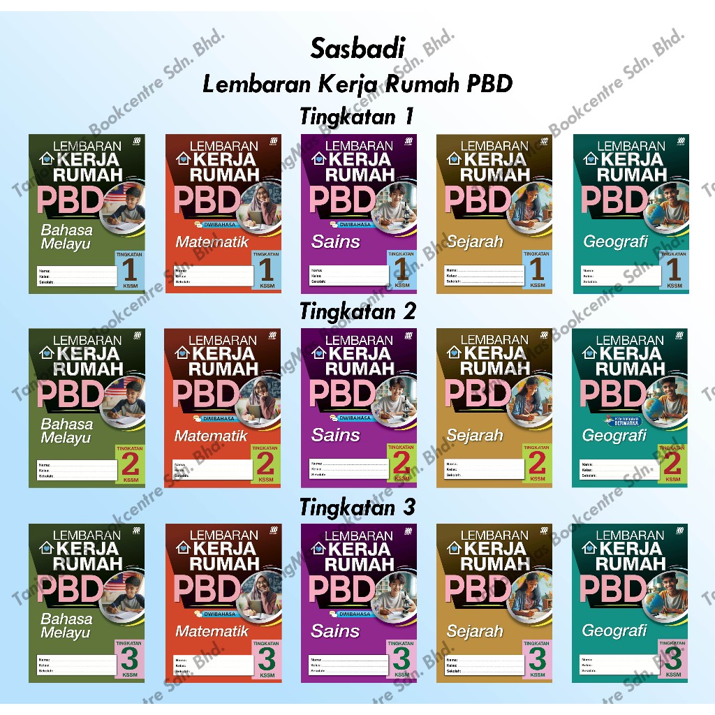 Sasbadi- PBD House Work Sheet Level 1/ Tier 2/ Tier 3 | Shopee Singapore