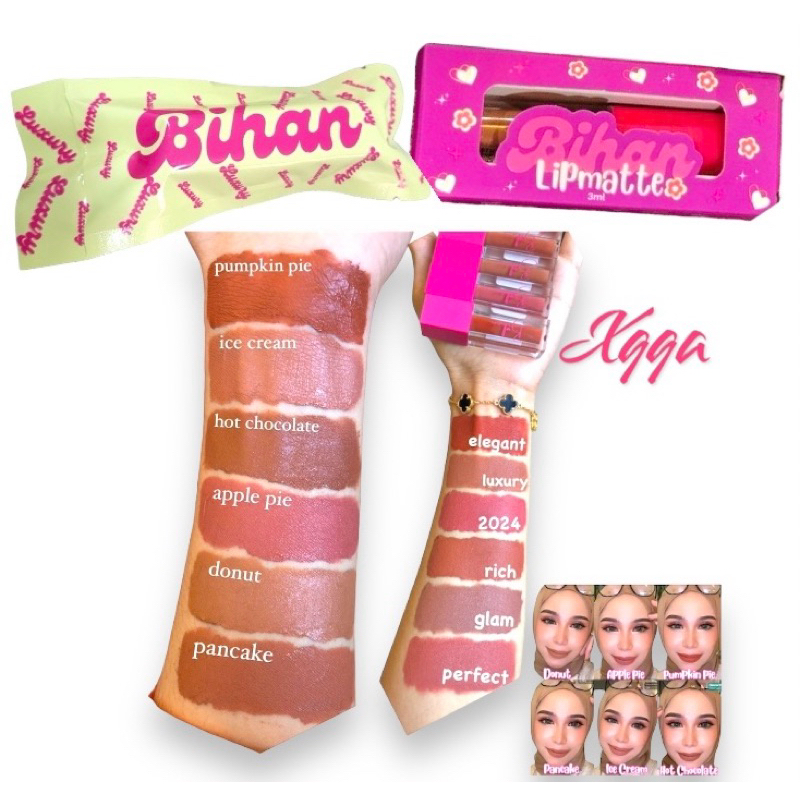 BIHAN LIPMATTE RAYA HAJI BIHAN LIPMATTE LIPSTICK 2024 must have long ...