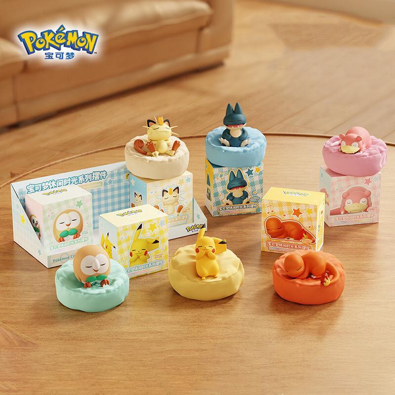 Pokemon Sleeping Charmander Pikachu Rowlet Meowth Munchlax Slowpoke ...