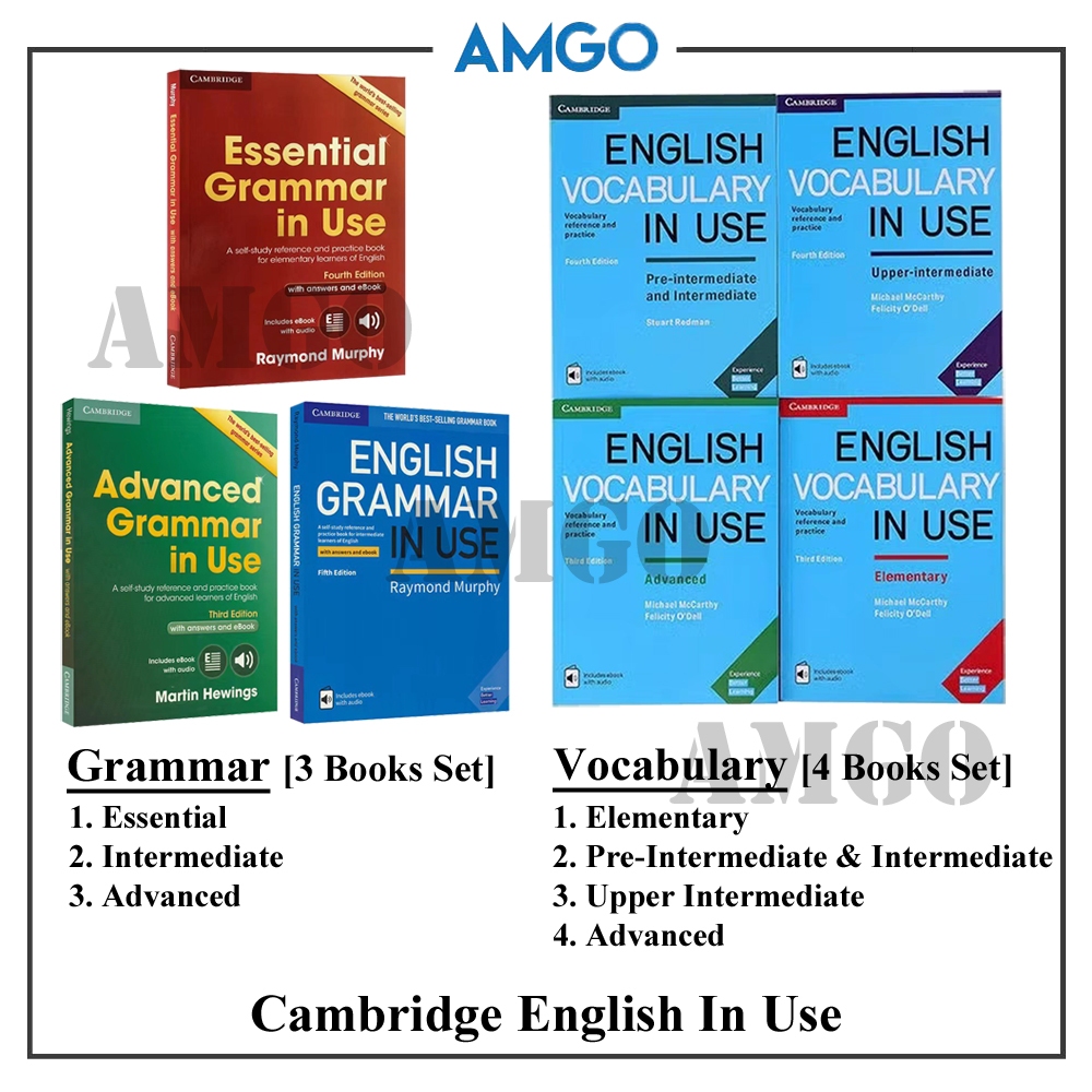 AMGO English Grammar In Use Essential, Intermediate, Advanced ...