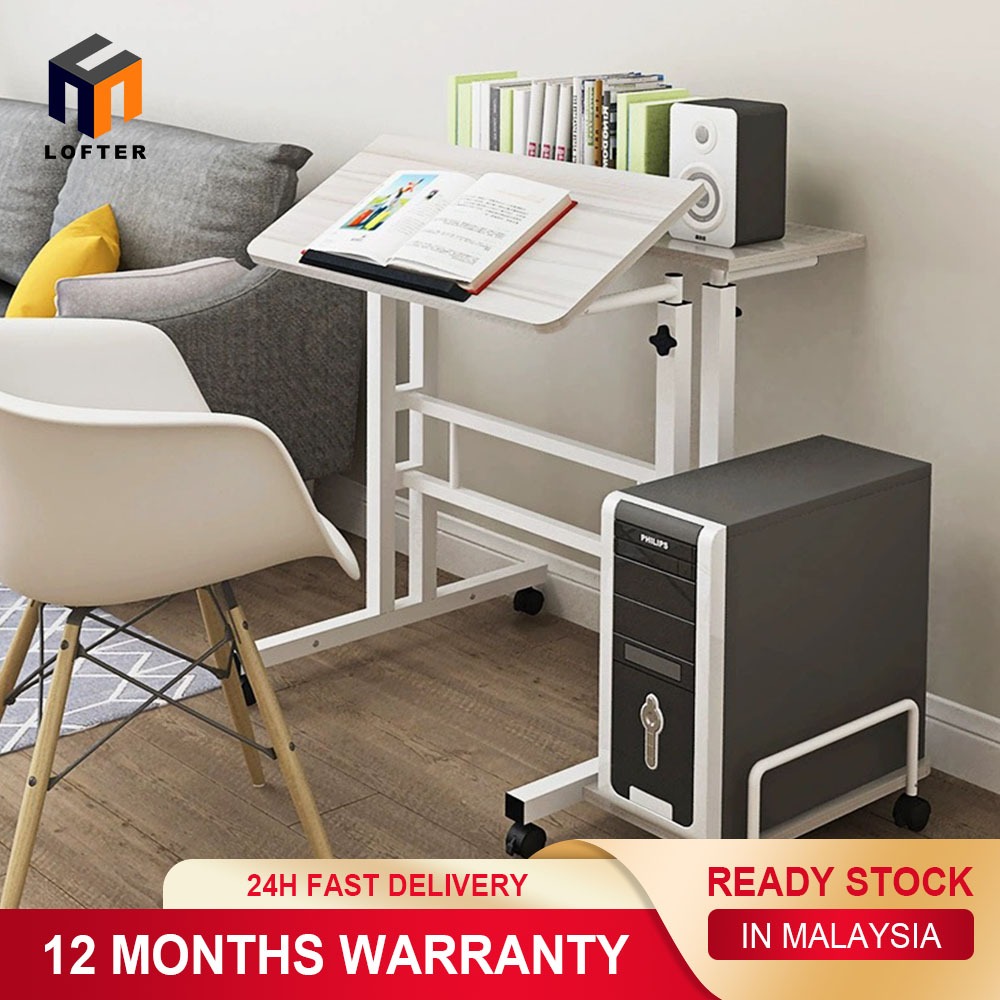 Height Adjustable Computer Table/Height Adjustable Study Table Portable ...