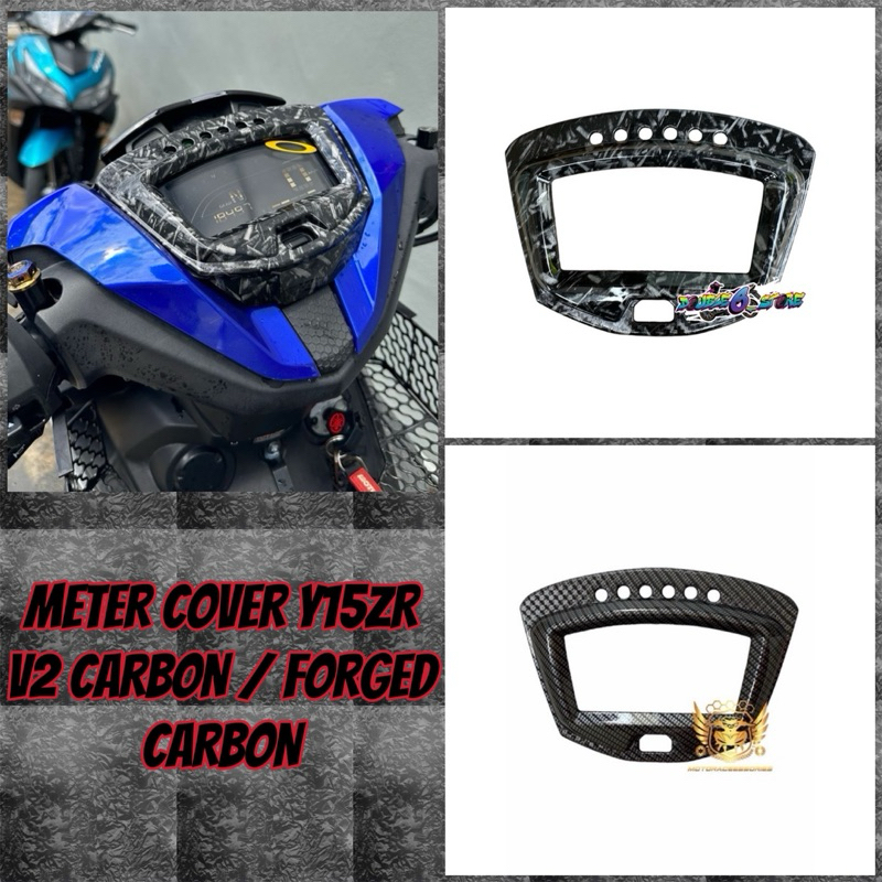 Y15ZR V2 METER COVER CARBON / FORGED CARBON YAMAHA Y15ZR V2 COVER METER ...