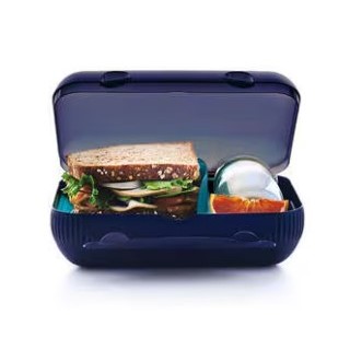 TUPPERWARE AT LUNCH BOX WITH DETACHABLE DIVIDER / SANDWICH BREAD KEEPER ...