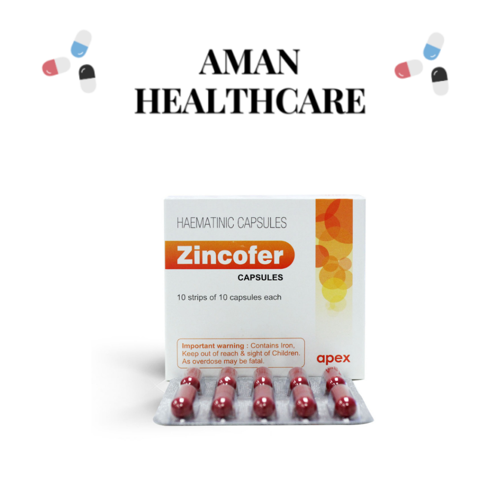 ZINCOFER HAEMATINIC CAPSULES 10'S (1 STRIP) | Shopee Singapore