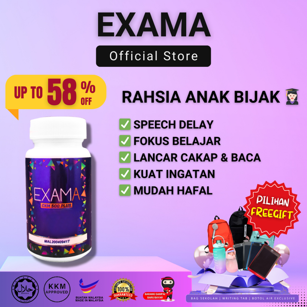 Exama MINDA OFFICIAL STORE (2 Bottles Pack) You Can Choose Your Own ...