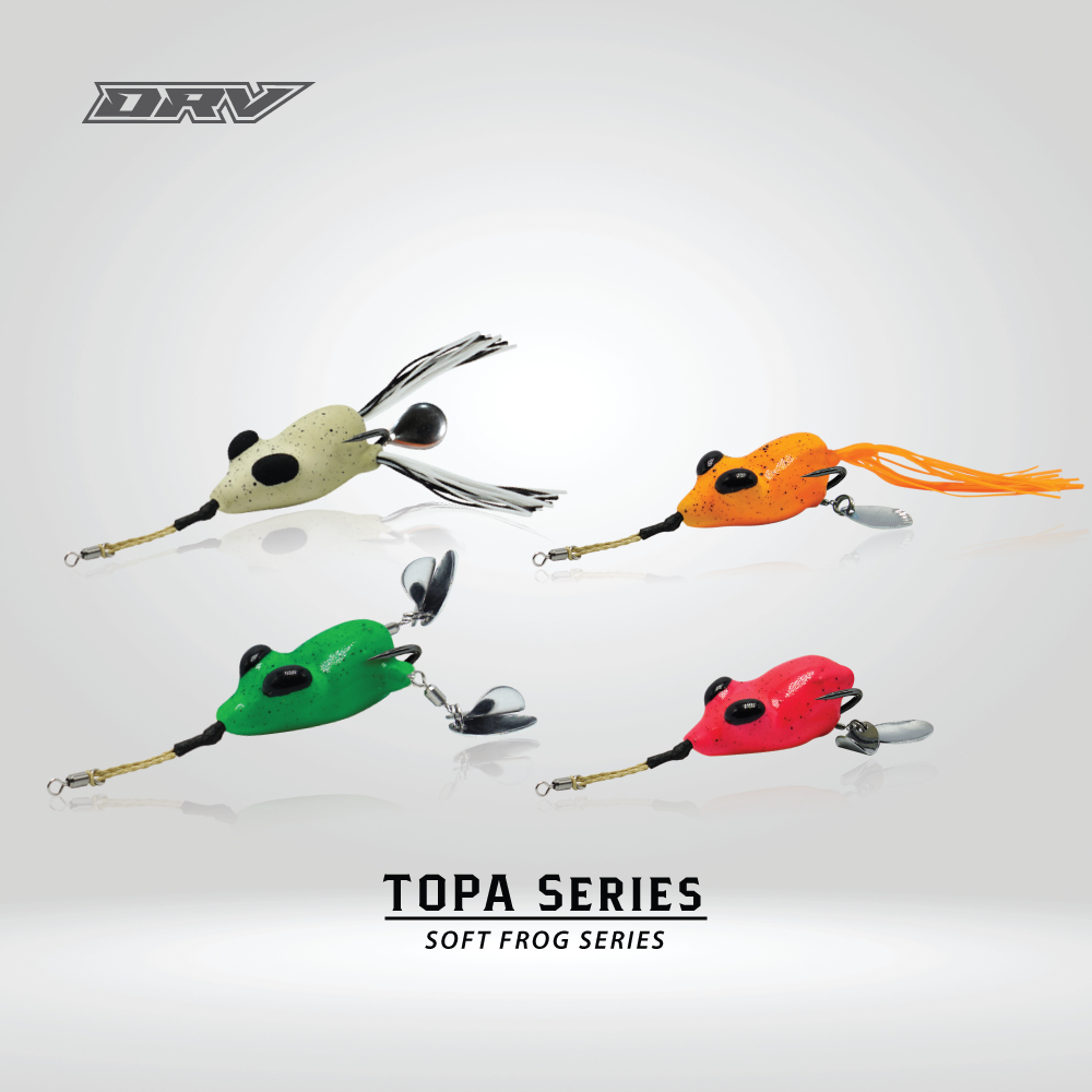 DRAVE Topa Frog VTEC SS RS DS Softfrog Topwater (40mm x 7g) | Shopee ...