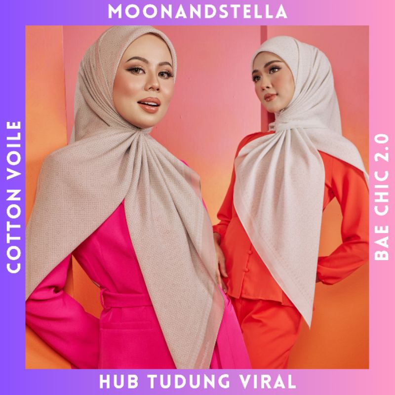 [NEW RELEASE] MOONANDSTELLA BAE CHIC | TUDUNG BAWAL PLAIN COTTON VOILE ...