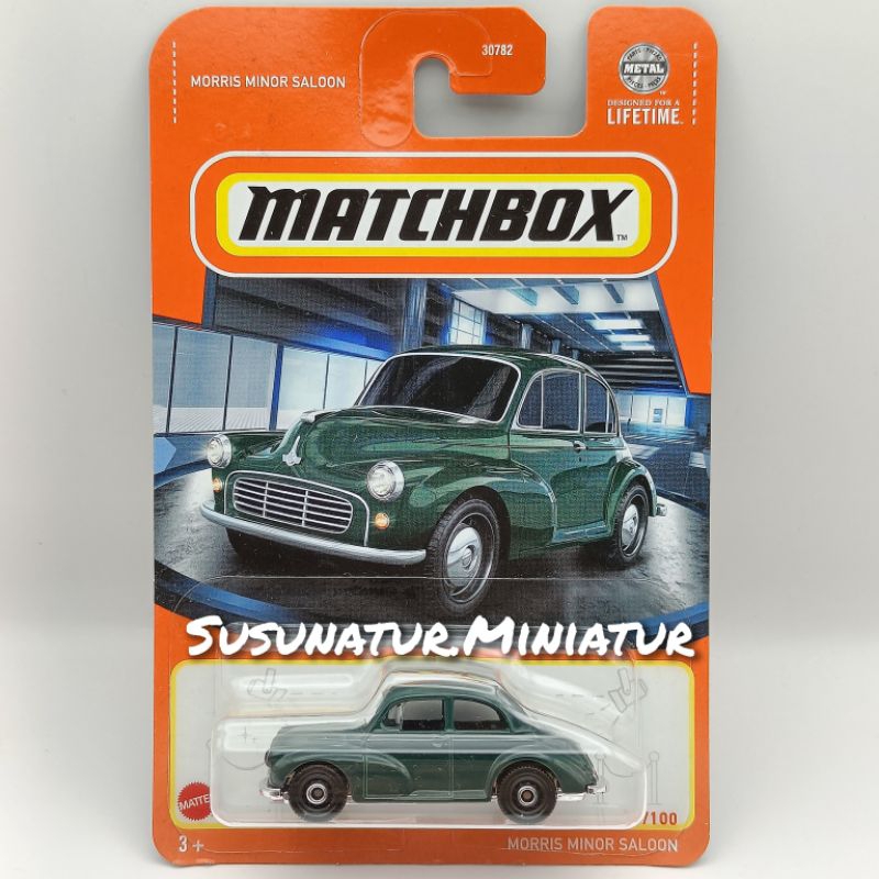 Matchbox Morris Minor Saloon (Card) MBX 2024 Miniature | Shopee Singapore