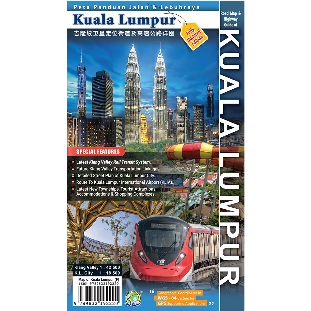 KL MAP | Road Map and Highway Guide of KUALA LUMPUR | Peta Panduan ...