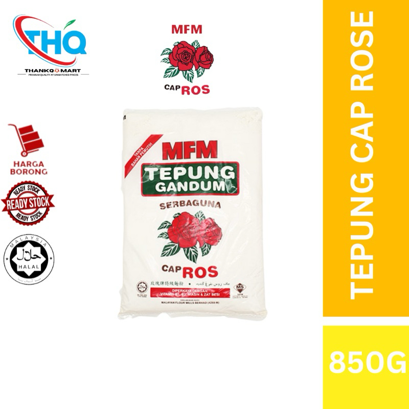 MFM Tepung Gandum Serbaguna Cap Ros / MFM Wheat Flour 玫瑰牌特级面粉(850G)—LOW ...