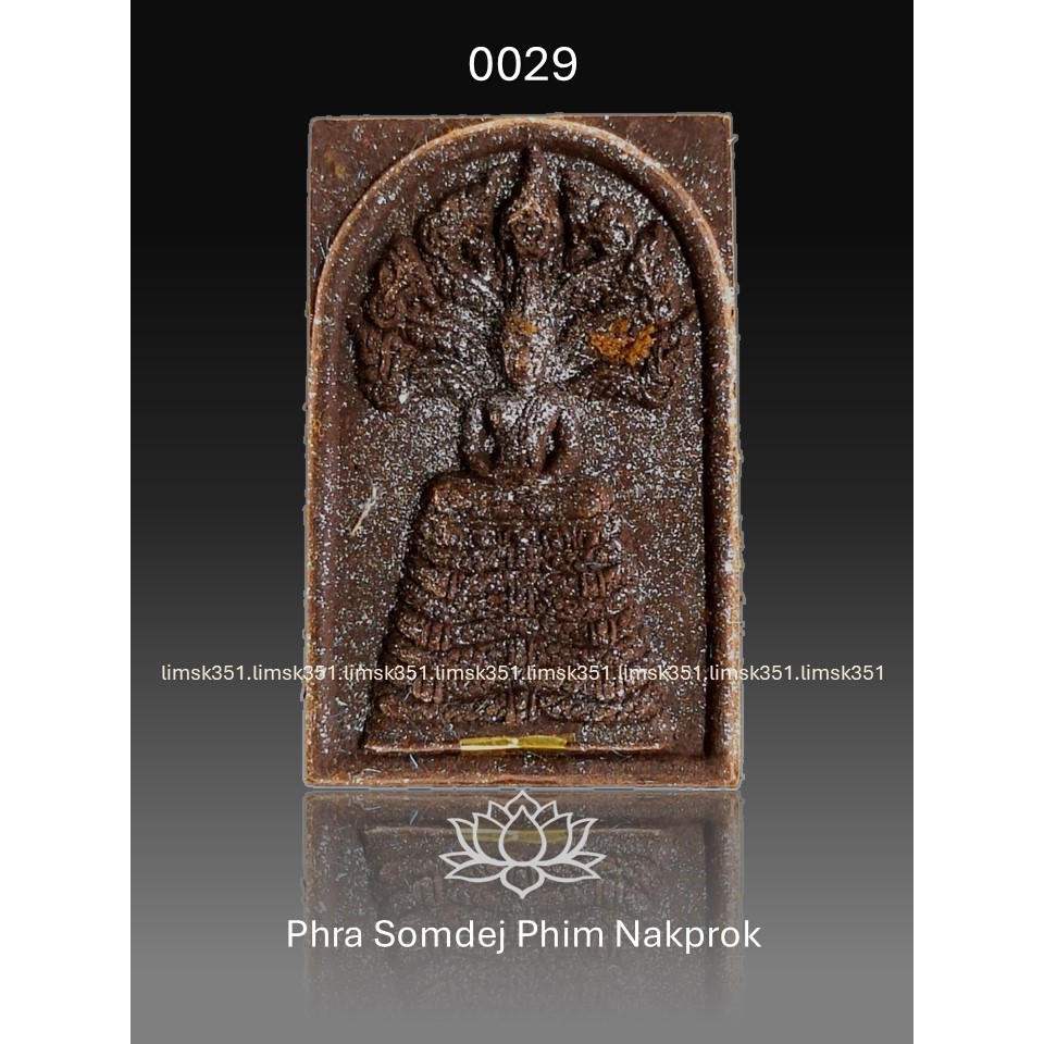 0029 Buddha Amulet. Phra Somdej Phim Nakprok. Luang Phor Rack. Wat ...