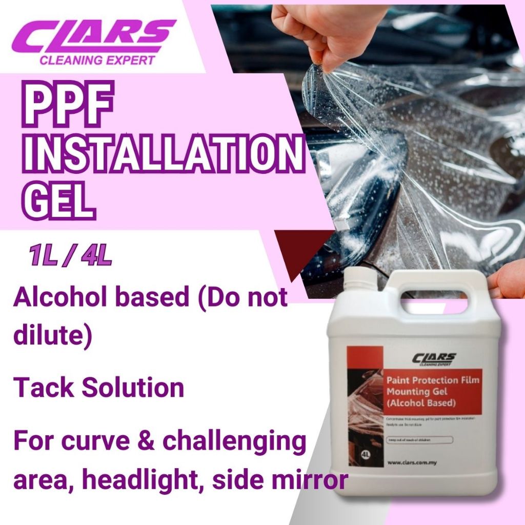 Clars PPF Film Car Installation Gel 4L / ppf alcohol / PPF Gel - Untuk ...