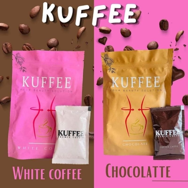 KUFFEE WHITE COFFEE / CHOCOLATE (25g x 4 sachets) | Shopee Singapore