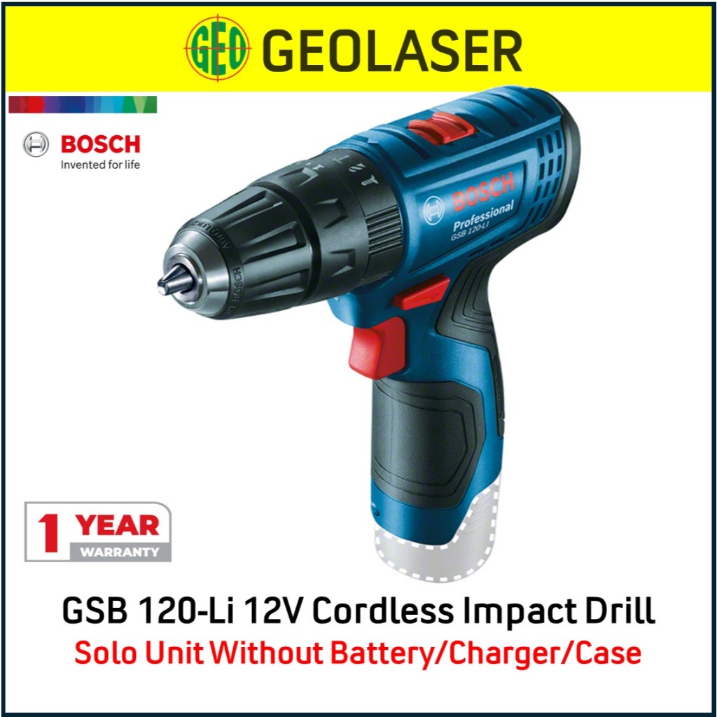 Bosch 12V GSB 120-LI GEN 2 Cordless Impact Drill Solo Unit Without ...