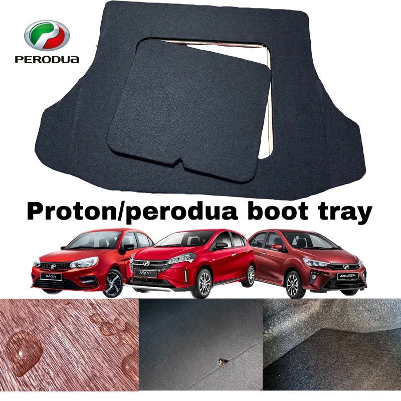 [NEW] Perodua Proton Car Trunk Cargo Rear Bonnet Boot Tray Axia Bezza ...