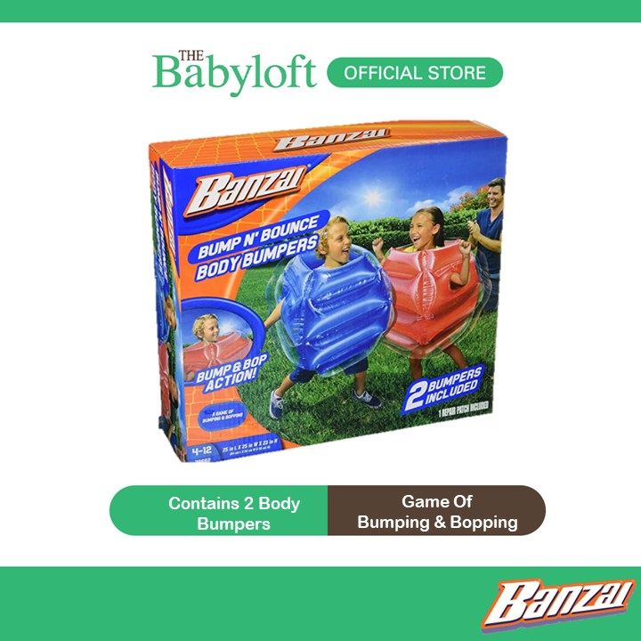 Banzai Sports & Games Series Bump N' Bounce Body Bumpers Summer Kids ...