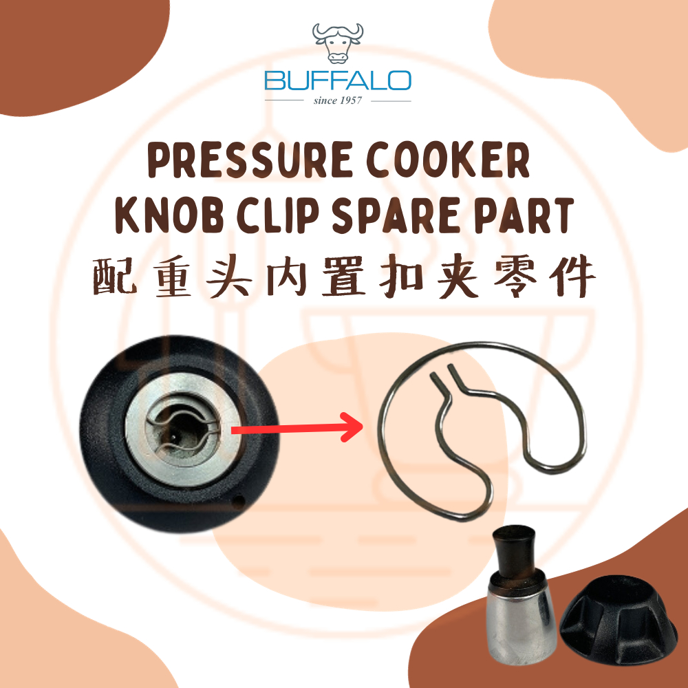 Buffalo Pressure Regulator Pressure Cooker Knob Clip Spare Part ...