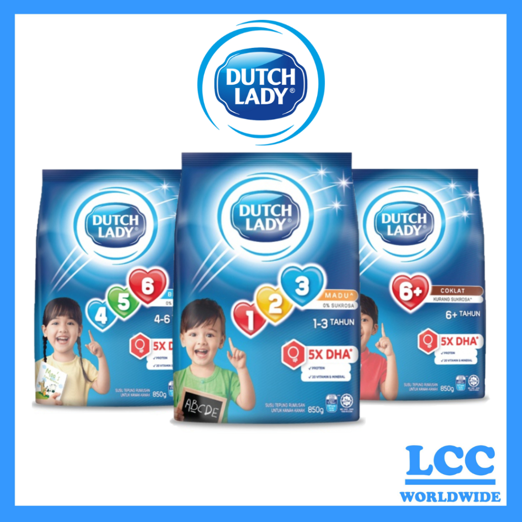 Dutch Lady GUM 123 / 456 Milk Powder (850G) (milk formula) | Shopee ...