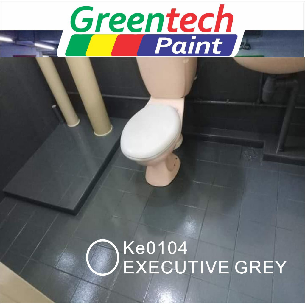 KE0104 EXECUTIVE GREY 1L GREENTECH EPOXY FLOOR PAINT TILES FLOOR PAINT ...