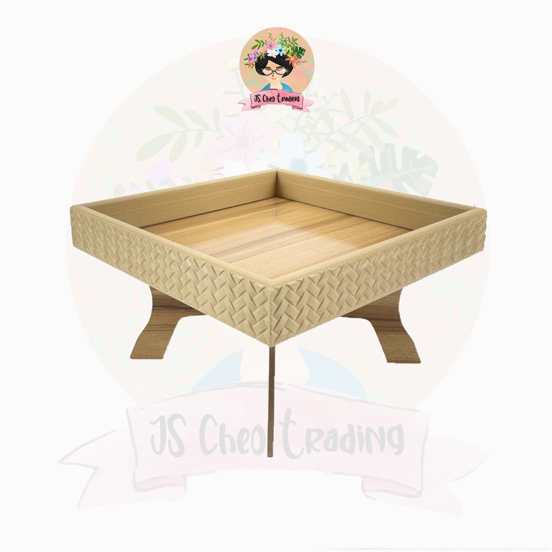 Dulang Hantaran Perkahwinan Berkaki Wooden Tray Wedding Artificial ...
