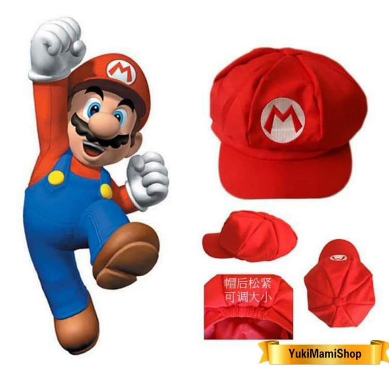 Cosplay Super Mario Cap | Shopee Singapore