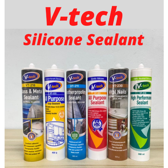V-Tech Silicone Sealant & Adhesive Sealant Silicone Acetic VT201/VT210 ...