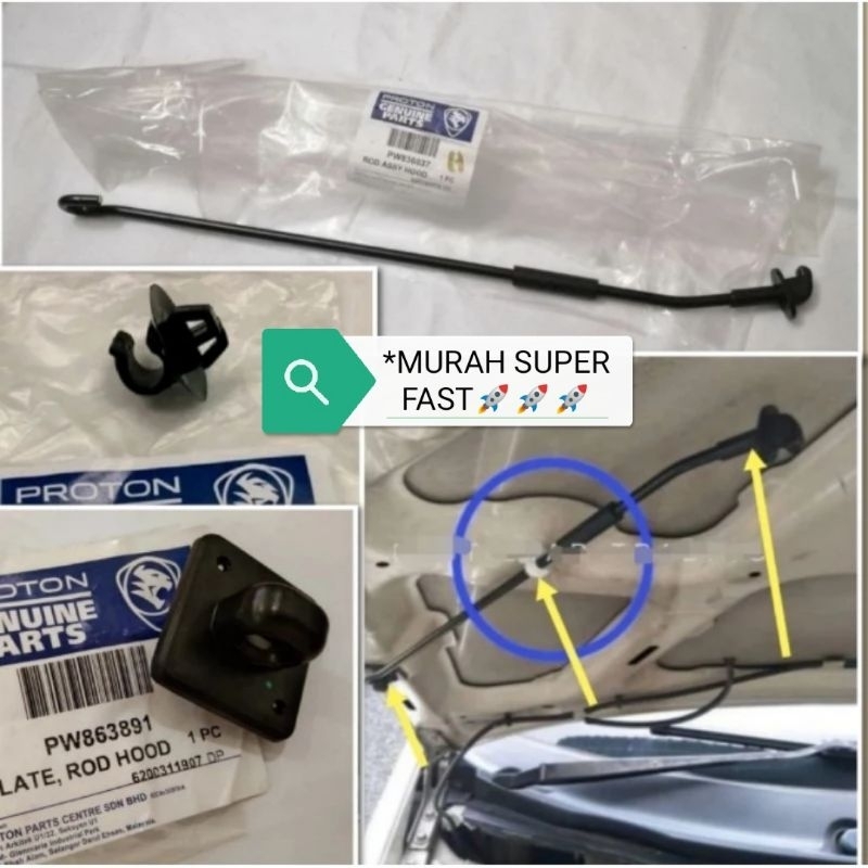 *100 SAGA BLM FL FLX / NEW SAGA FRONT BONNET STAND HOLDER CLIP / BONNET ...