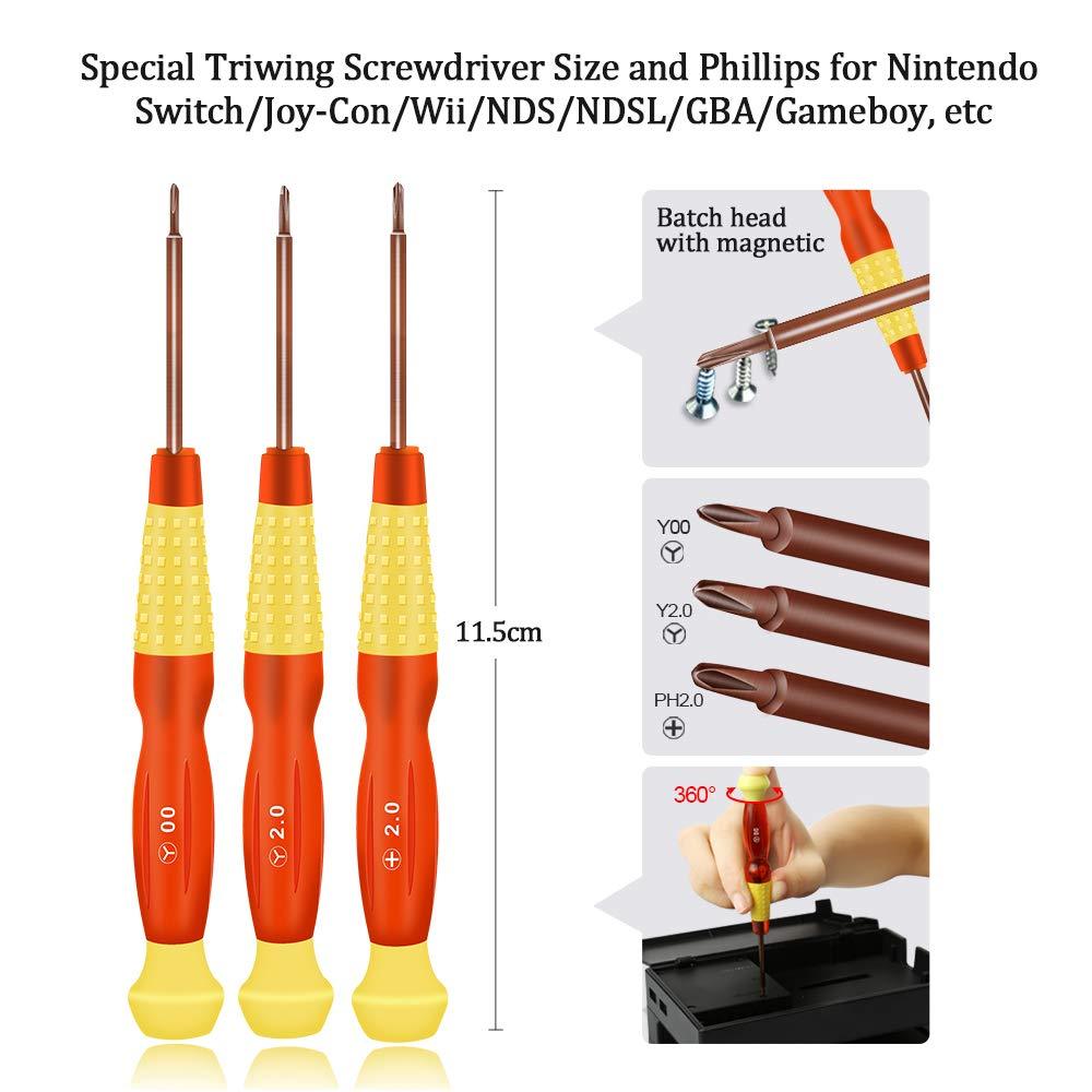 Nintendo Switch Joy Con / PS4 Tools Repairing Screwdrivers Tri-wing ...