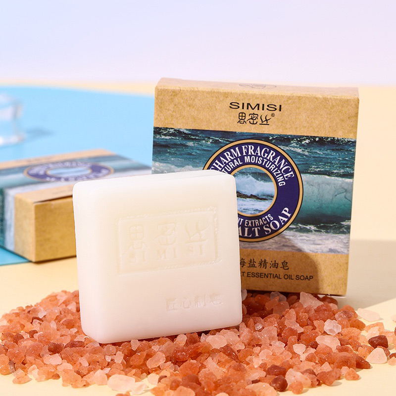 Sea Salt Soap Sea Salt Soap Oil Control Cleansing Soap Facial Cleansing ...
