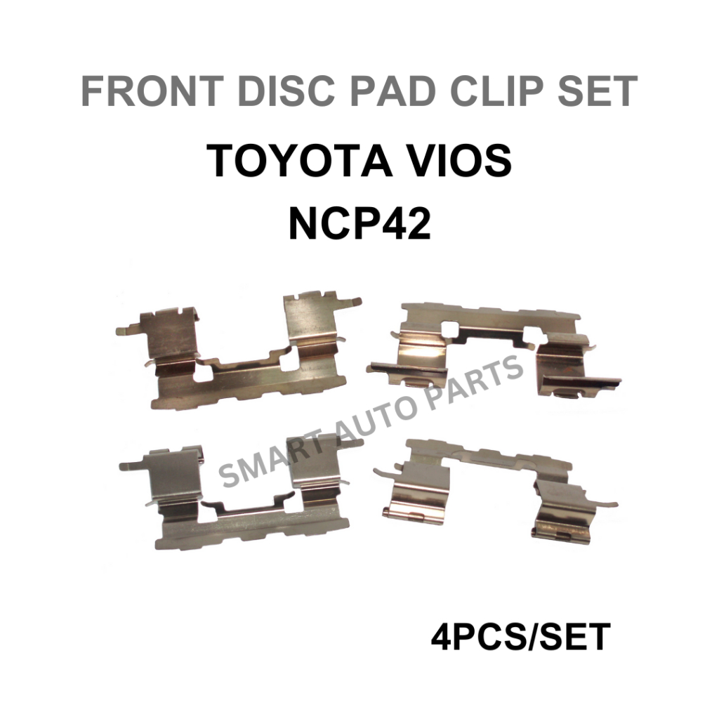 TOYOTA VIOS FRONT DISC PAD CLIP (SET) | Shopee Singapore