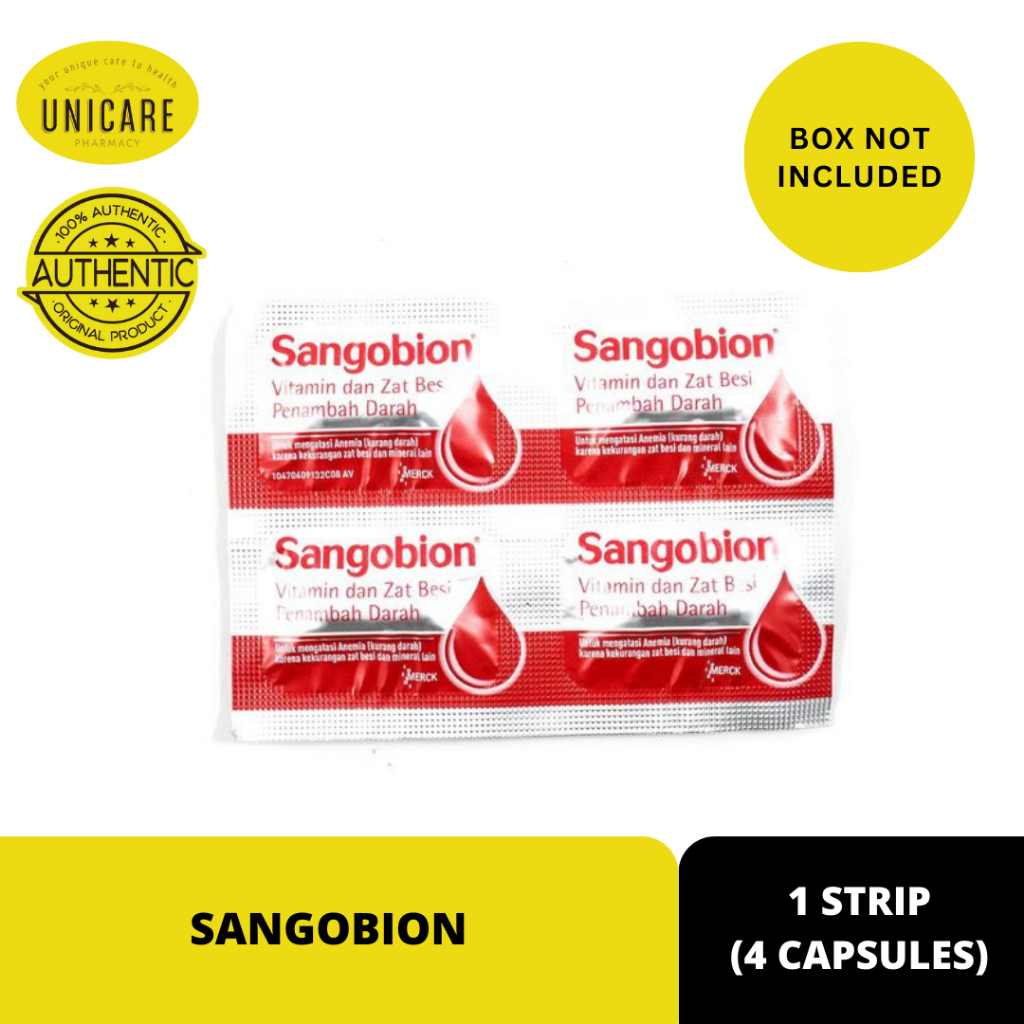 SANGOBION 4 CAPSULES (1 STRIP, BOX NOT INCLUDED) | Shopee Singapore