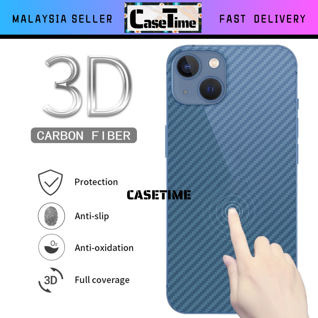 IPH 15 15 Plus 15 Pro 15 Pro Max carbon fibre back phone sticker ...