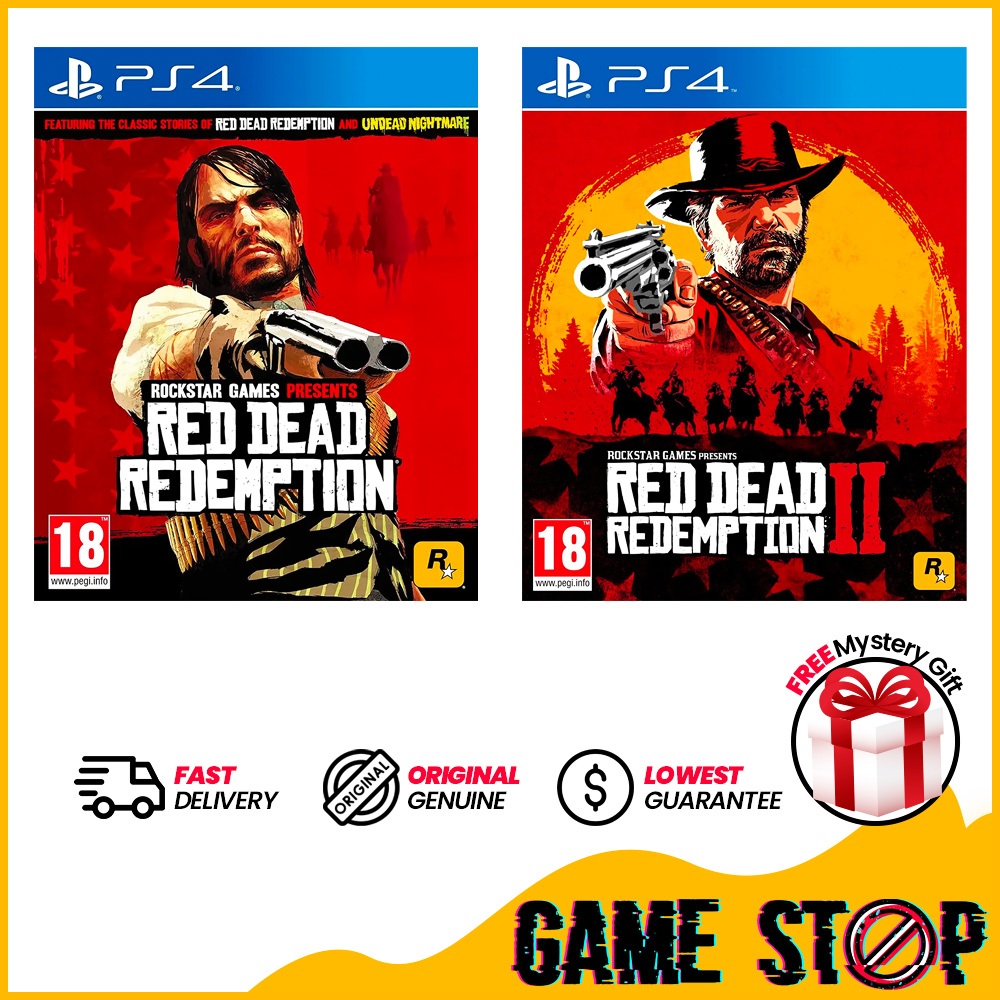 PS4 Red Dead Redemption 1 / Red Dead Redemption 2 English Version (中英文版 ...