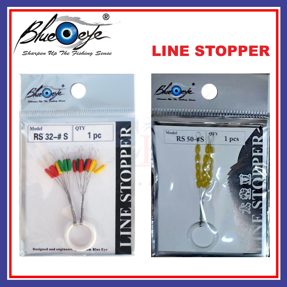 Blue eyes Line Stopper Float Rubber Stopper Fishing Bobber Space Beans ...