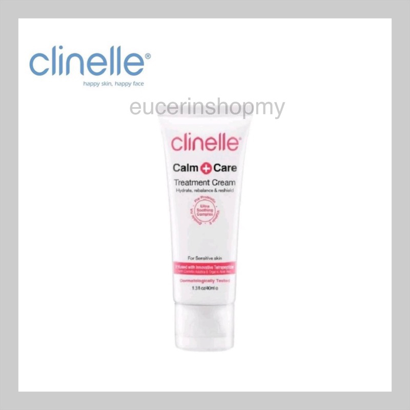 CLINELLE Calm + Care Treatment Cream 40ML(NO BOX)(EXP 2026) | Shopee ...
