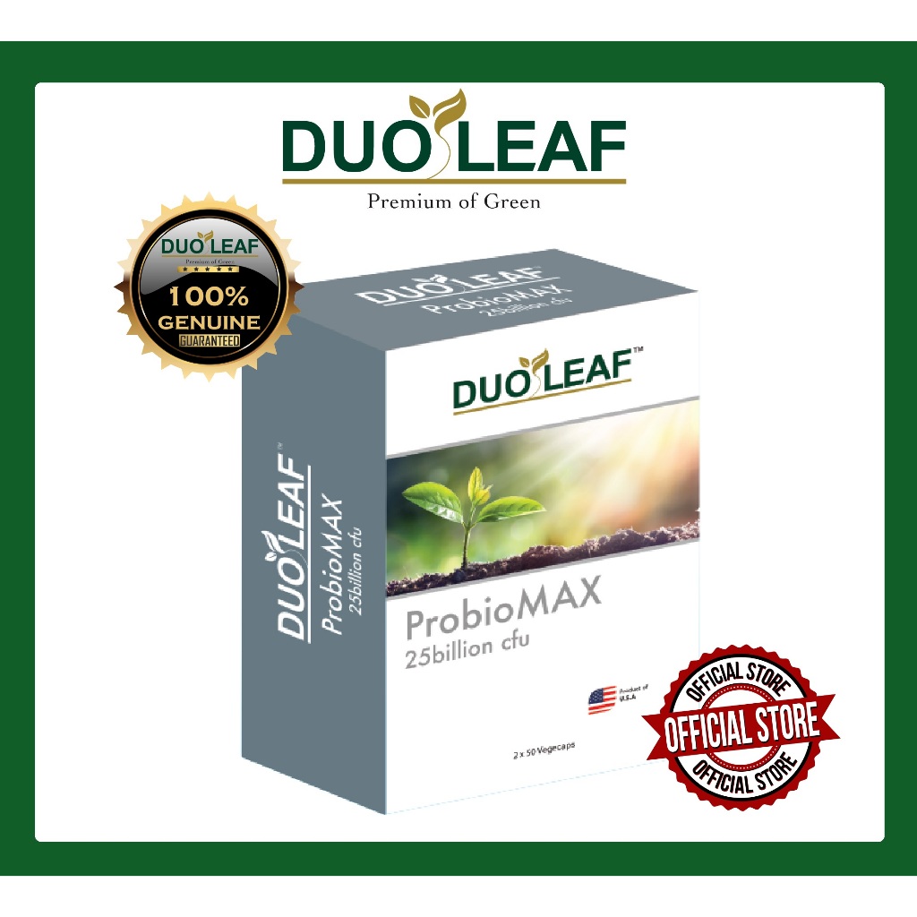 Duoleaf Probiomax 25B (2x50s) | Shopee Singapore