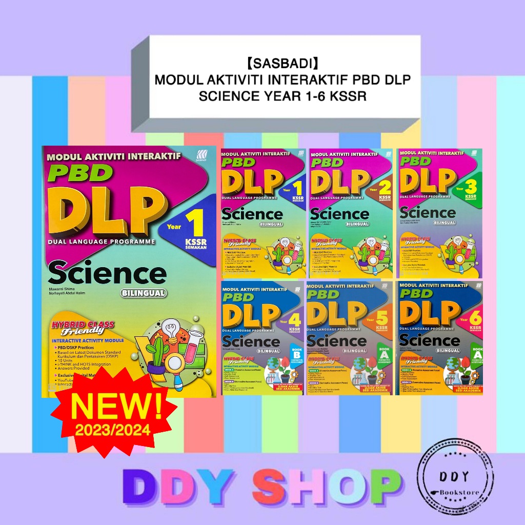 【Sasbadi】Interactive Activity Module PBD DLP Science Year 1 2 3 4 5 6 ...