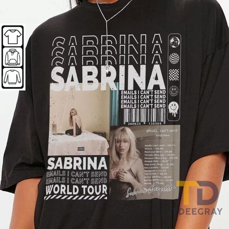 Sabrina Carpenter shirt cotton limited edition | Shopee Singapore