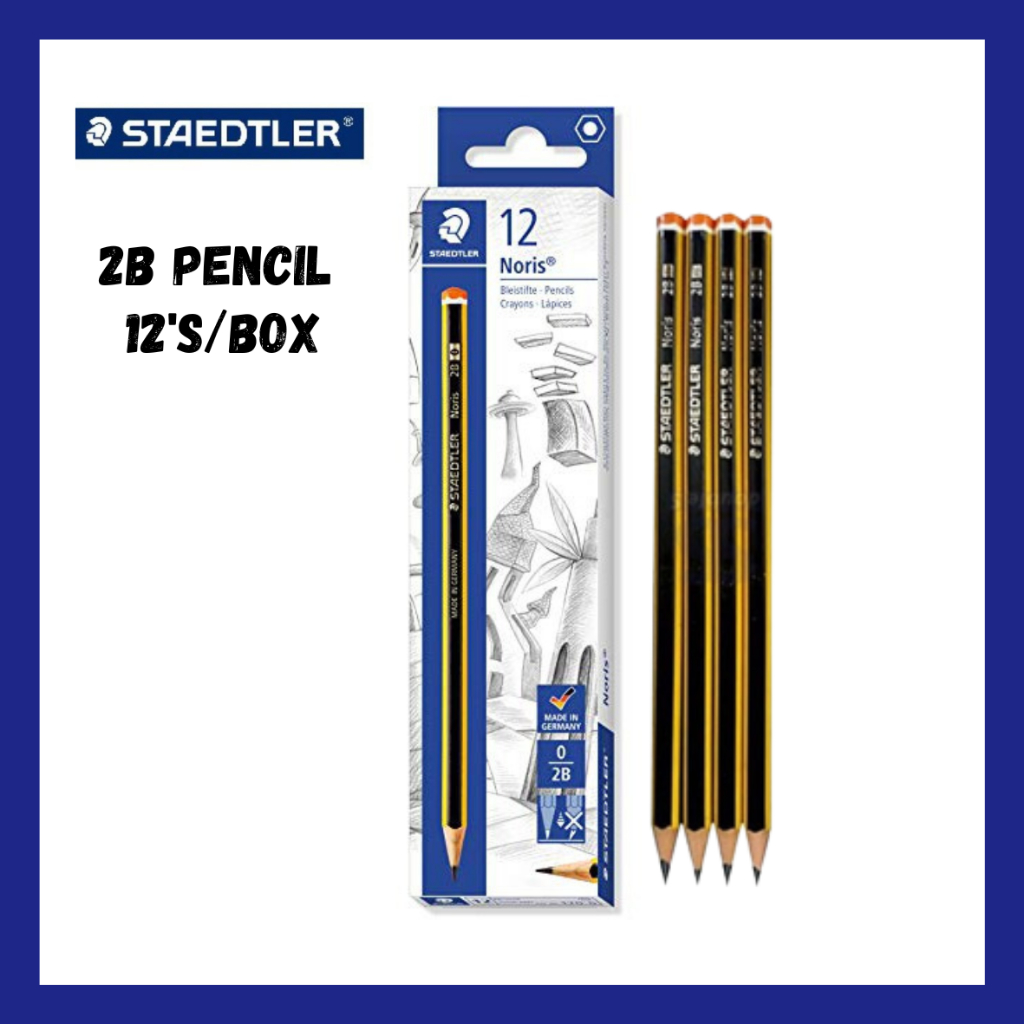 STAEDTLER Noris 2B Pencils 120-0 (12pcs/ Box) | Shopee Singapore