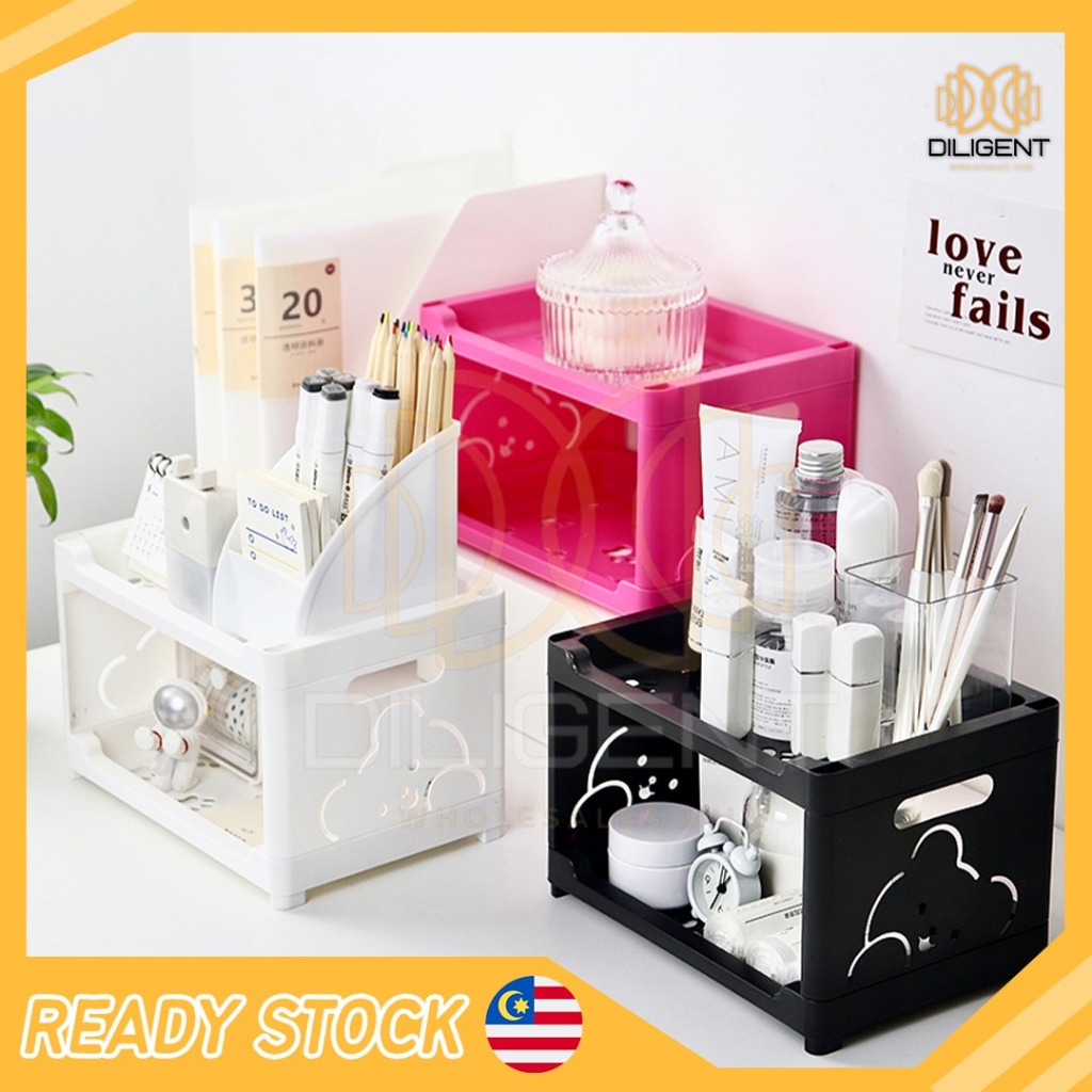 【D316】Rak Penyimpanan Bertumpu Ins Style Rack Multifunctional Desk ...