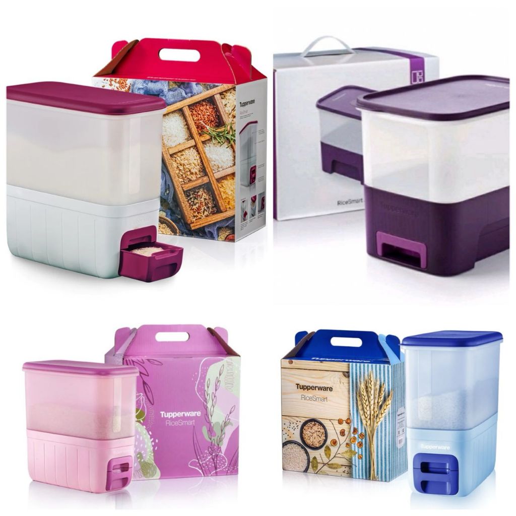 8'2118 Tupperware Rice Smart 10kg with Box / Rice Smart 5kg with Box ...