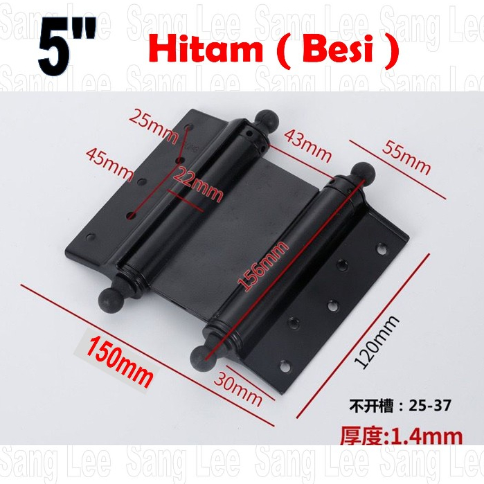 Stainless Steel Cowboy Hinges (2PCS) Cowboy Door Double Action Spring ...