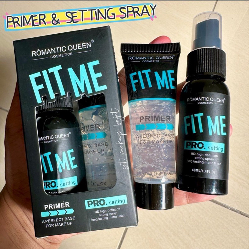 SETTING SPRAY & PRIMER by FITME | 2 IN 1 COMBO JIMAT SET | Shopee Singapore