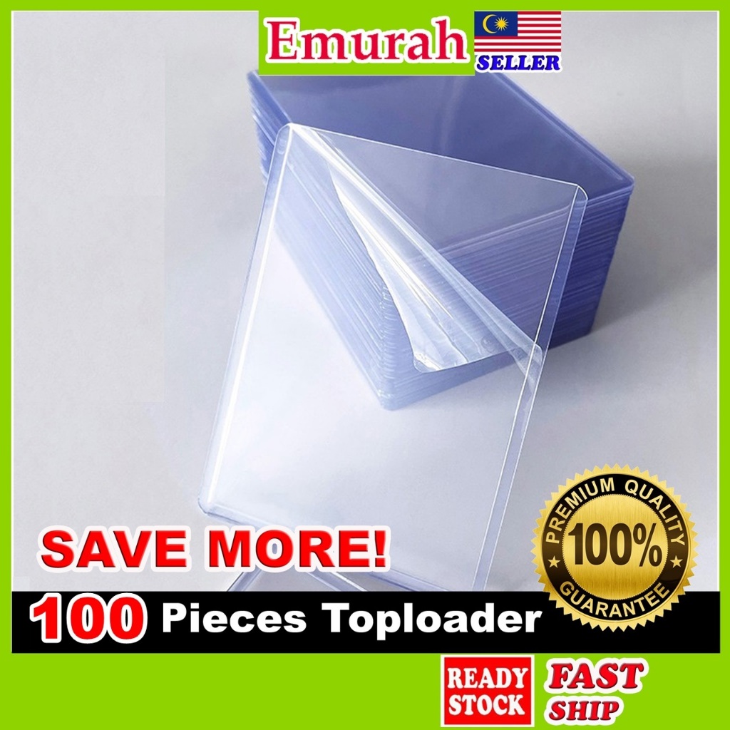 TOPLOADER (Quality) 100pcs/50pcs 35PT Photocard KPOP Anime Photo Card ...