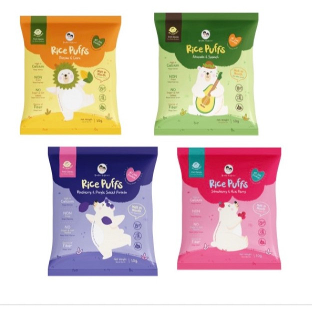 DOUBLE HAPPINESS RICE PUFF [9M+] | Shopee Singapore