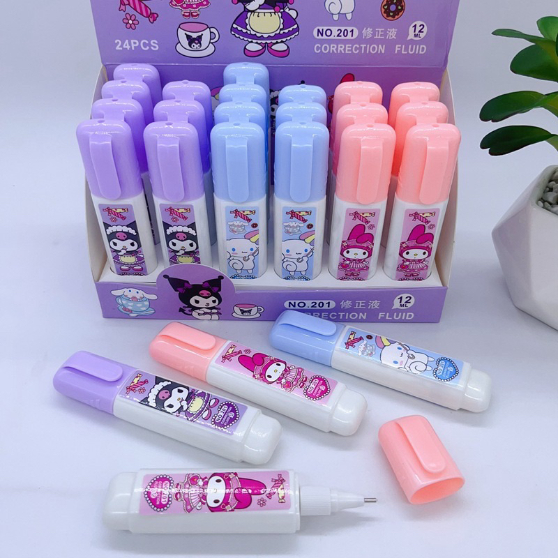 Sanrio liquid paper cartoon design correaction tape writing correction ...