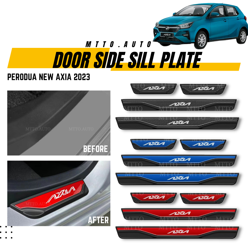 MTTO Perodua New Axia 2023 Interior Car Door Side Sill Plate Step ...