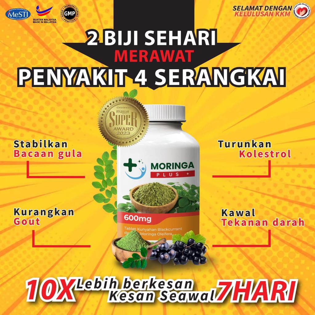 MORINGA PLUS CAPSULE 600MG Effect as early as 7 Days Treating 3 triad ...