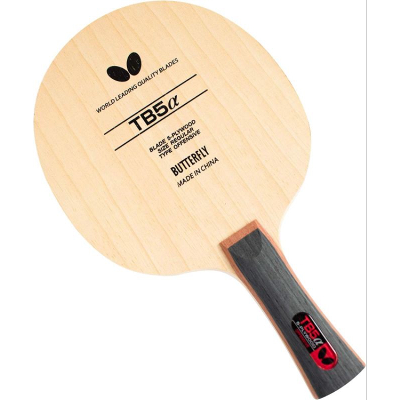 Butterfly TB5 ALPHA blade handshake FL handle table tennis BfB37001 ...